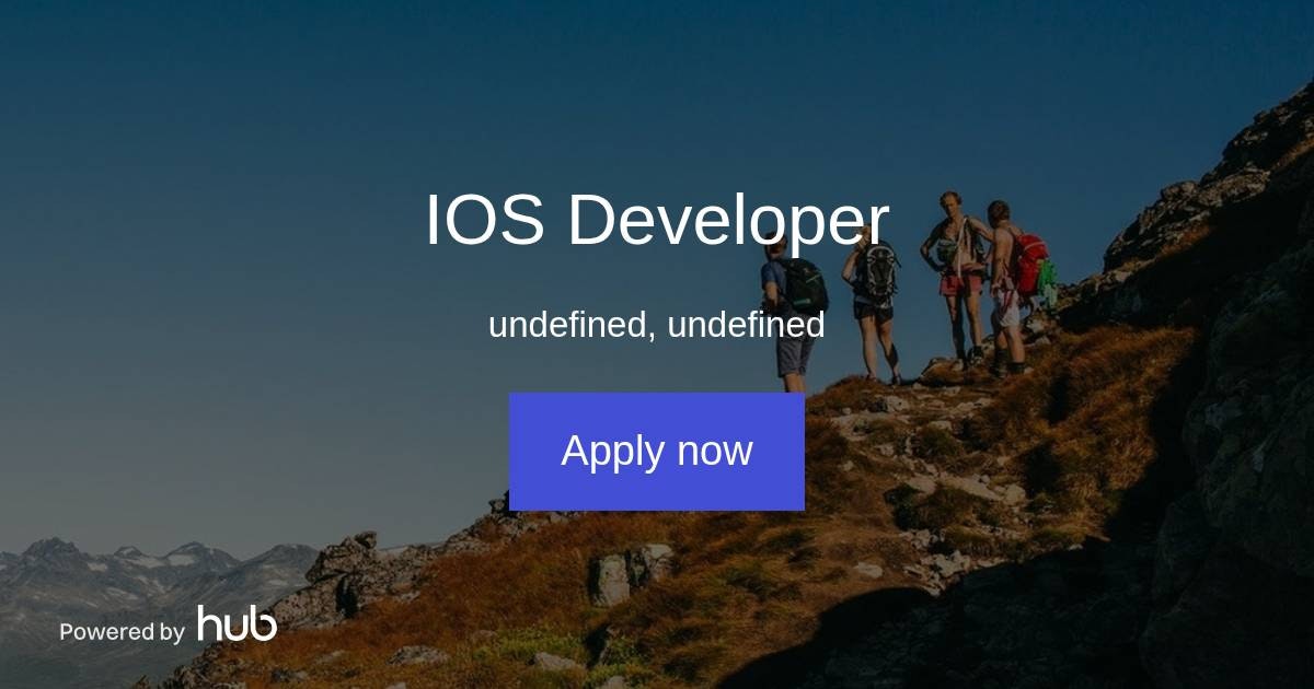 The Hub | IOS Developer | Outtt