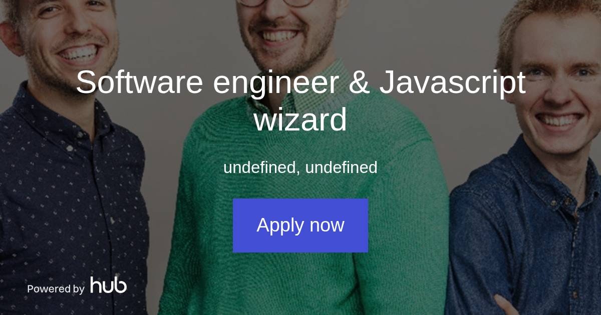 The Hub | Software engineer & Javascript wizard | Meru Health