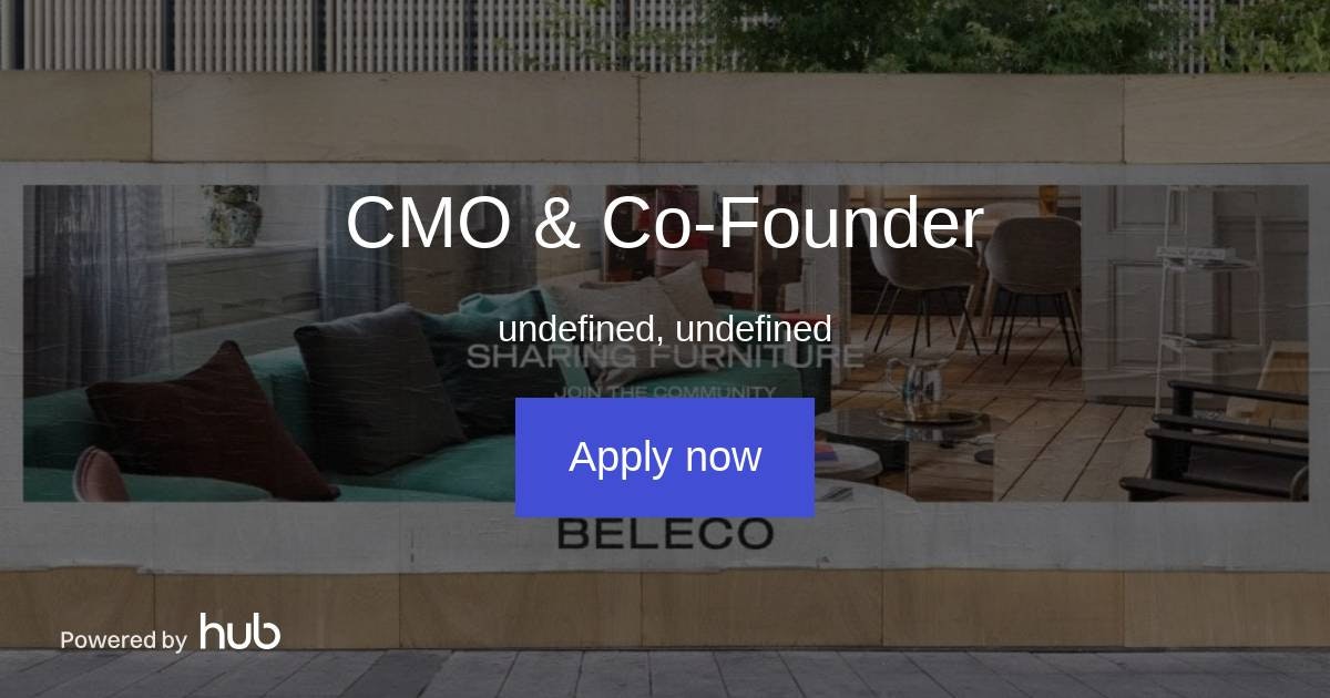 The Hub | CMO & Co-Founder | Beleco