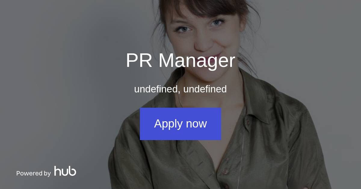 The Hub | PR Manager | MoreNoise