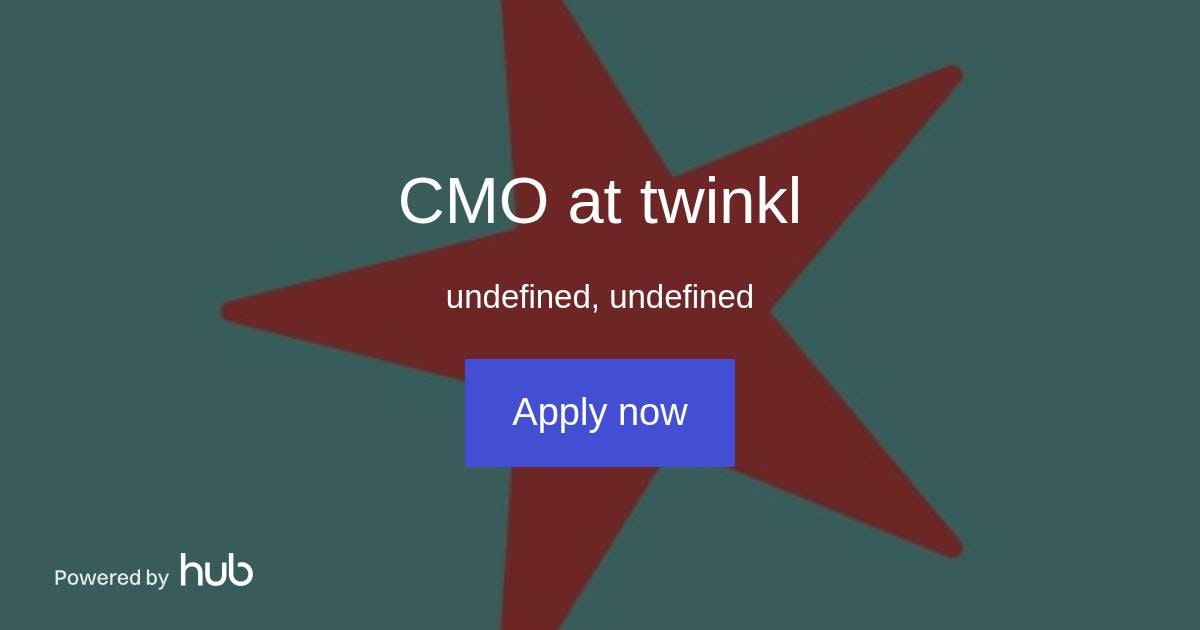 The Hub | CMO at twinkl | twinkl