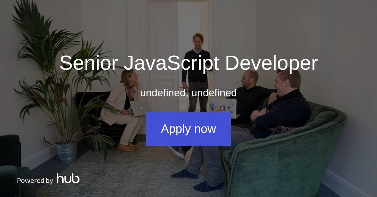 The Hub | Senior JavaScript Developer | Mondido Payments