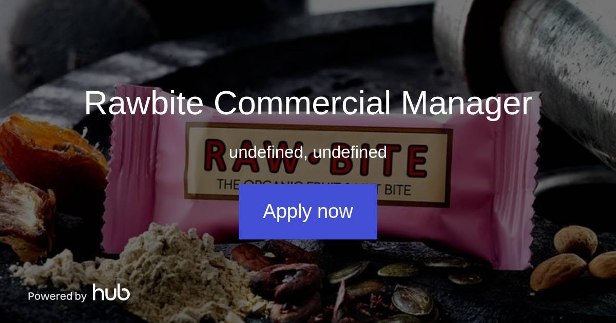 The Hub | Rawbite Commercial Manager | Rawbite ApS