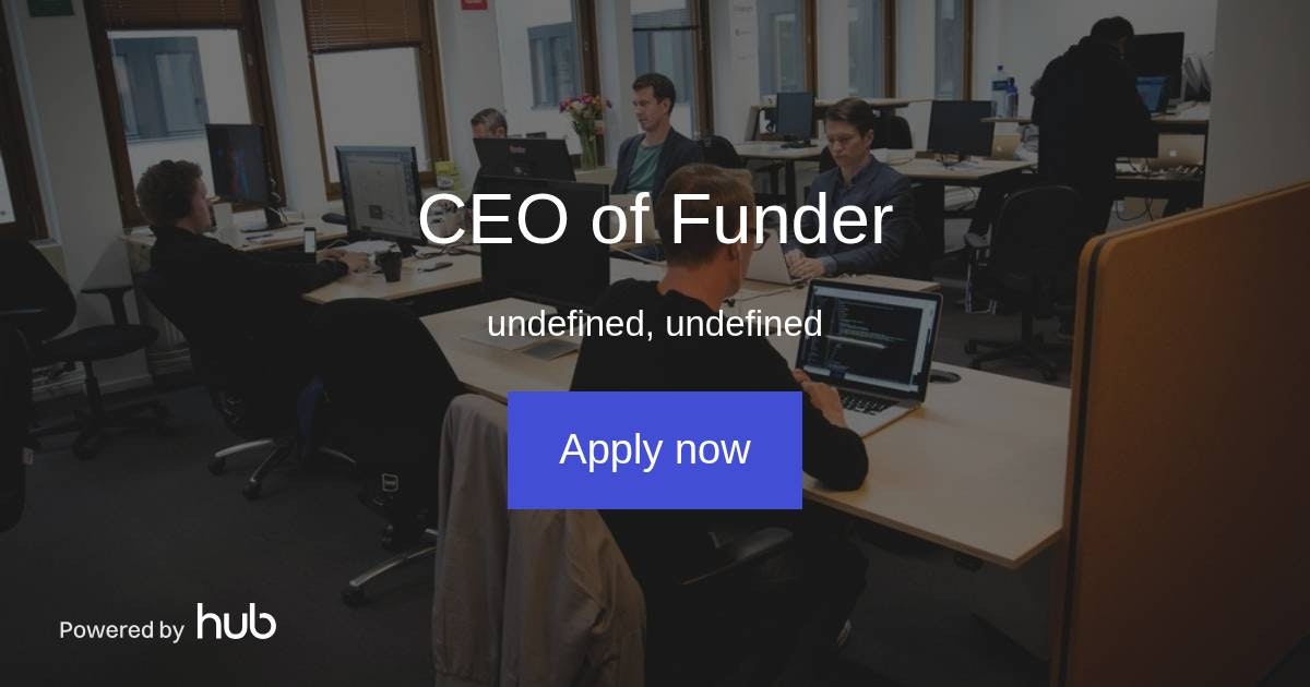 The Hub | CEO of Funder | Funder