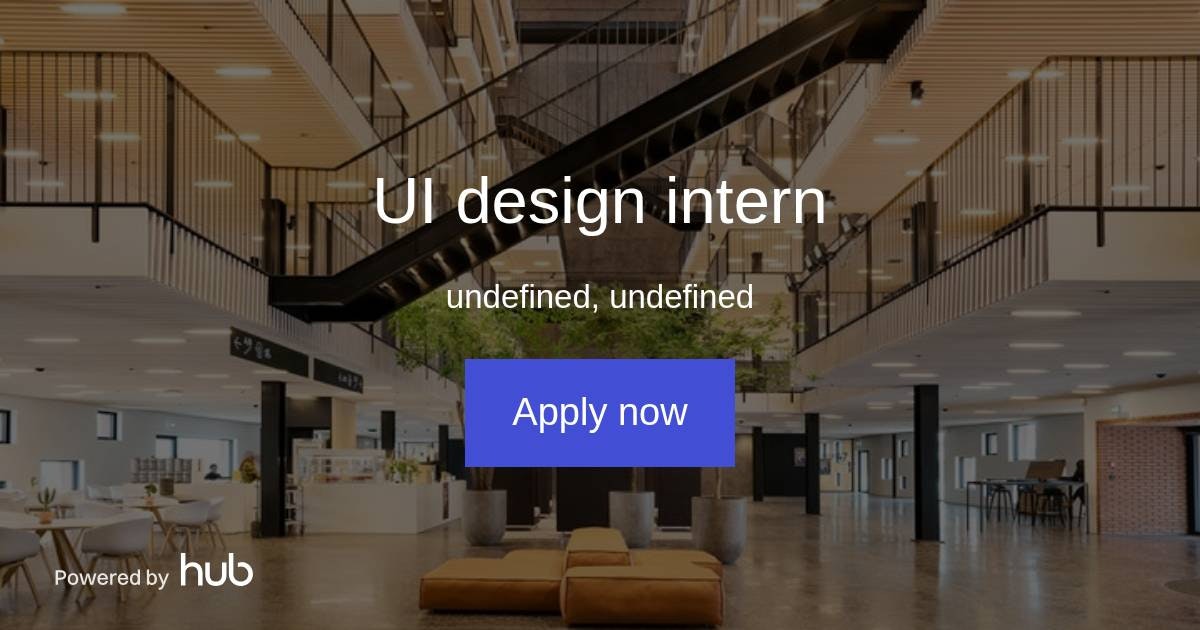The Hub | UI design intern | DataOptix ApS