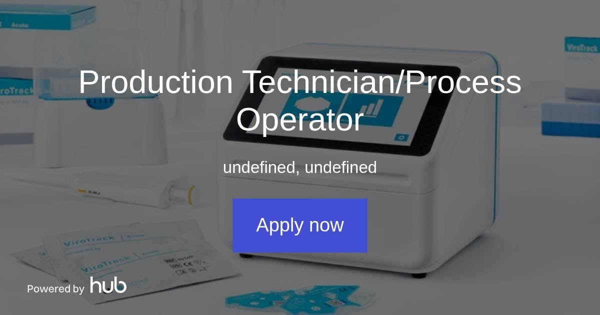 The Hub | Production Technician/Process Operator | BluSense Diagnostics ApS