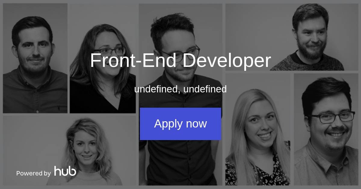 The Hub | Front-End Developer | The Web Bureau