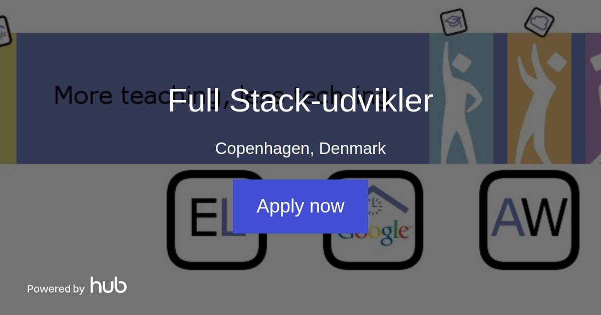 The Hub | Full Stack-udvikler | Wizkids A/S