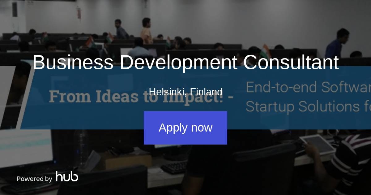 The Hub | Business Development Consultant | NCrypted Technologies Oy