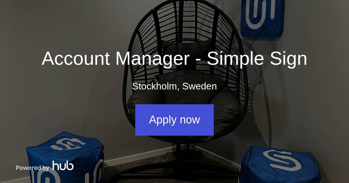 The Hub | Account Manager - Simple Sign | SimpleSign