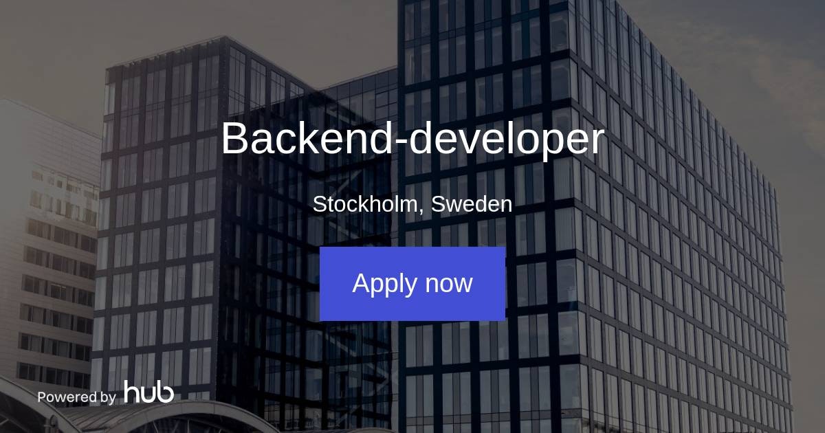 The Hub | Backend-developer | Loops Education AB