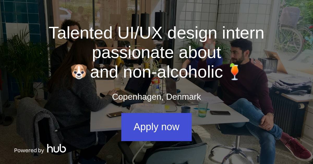 The Hub | Talented UI/UX design intern passionate about 🐶 and non ...
