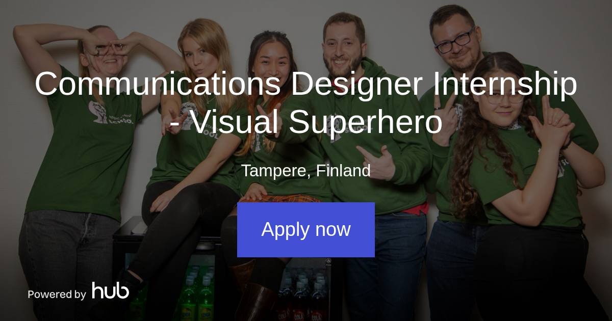 The Hub | Communications Designer Internship - Visual Superhero ...