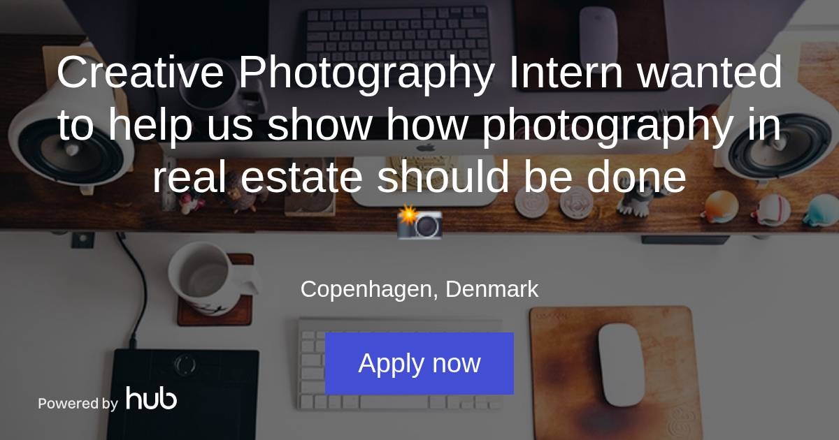 The Hub | Creative Photography Intern wanted to help us show how ...