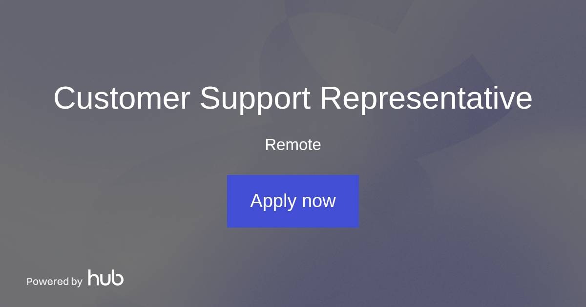 The Hub | Customer Support Representative | Superb