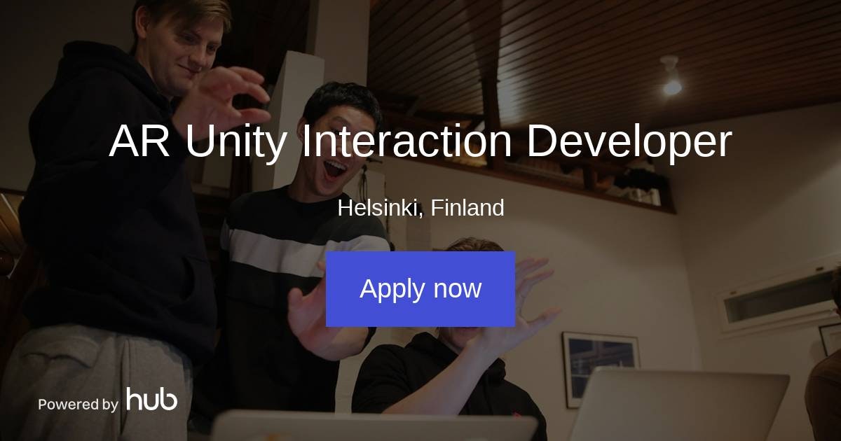 The Hub | AR Unity Interaction Developer | Doublepoint
