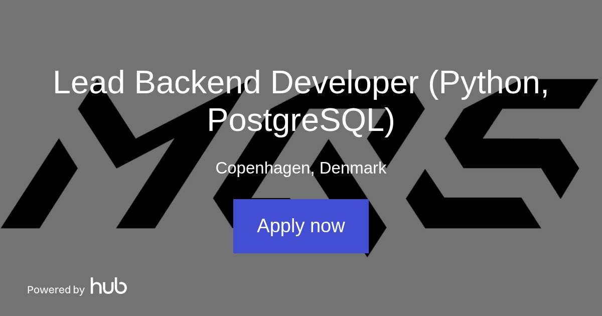 The Hub | Lead Backend Developer (Python, PostgreSQL) | Molecular Quantum Solutions (MQS)