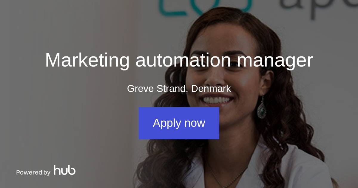 The Hub | Marketing automation manager | Apopro Online Apotek