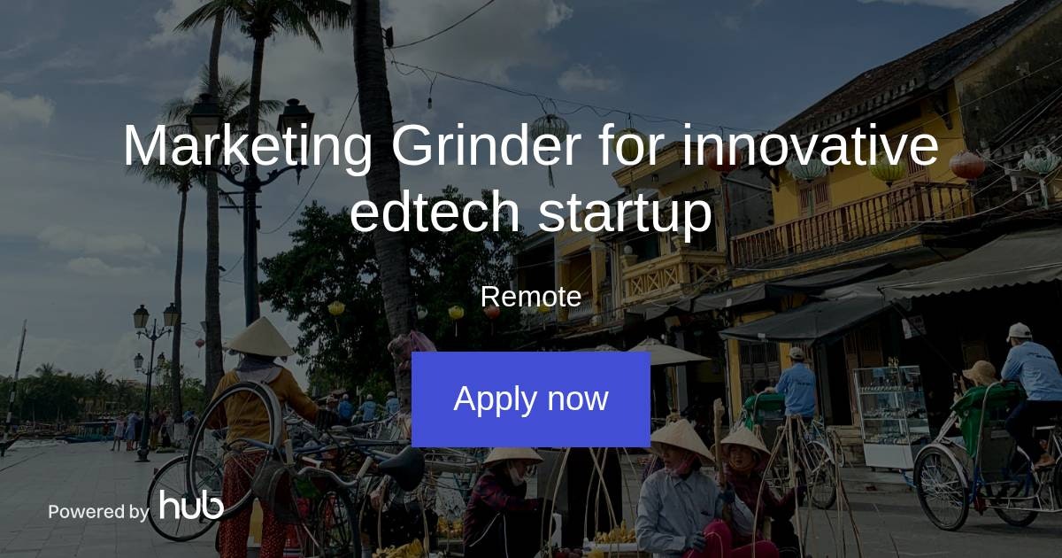 The Hub | Marketing Grinder for innovative edtech startup | Edventures