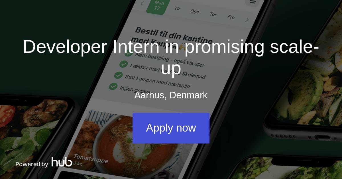 The Hub | Developer Intern in promising scale-up | Kanpla