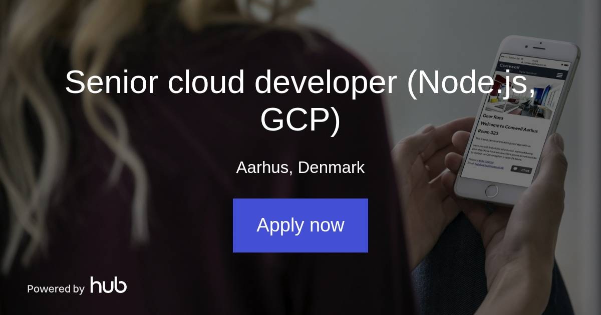 The Hub | Senior cloud developer (Node.js, GCP) | DigitalGuest