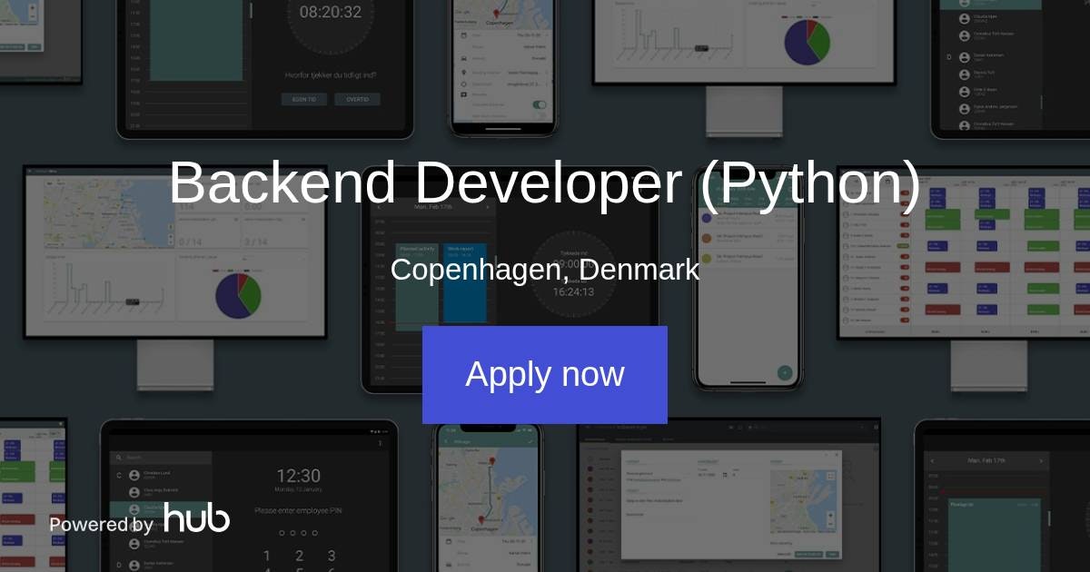 The Hub | Backend Developer (Python) | Intempus