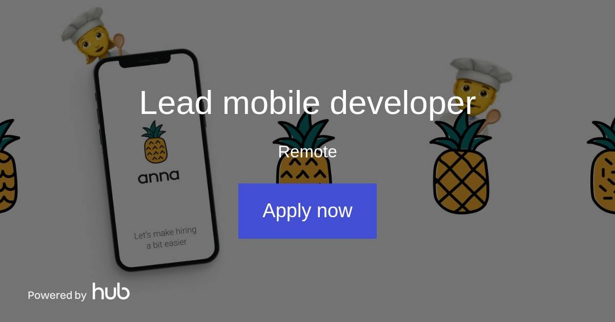 The Hub | Lead mobile developer | anna