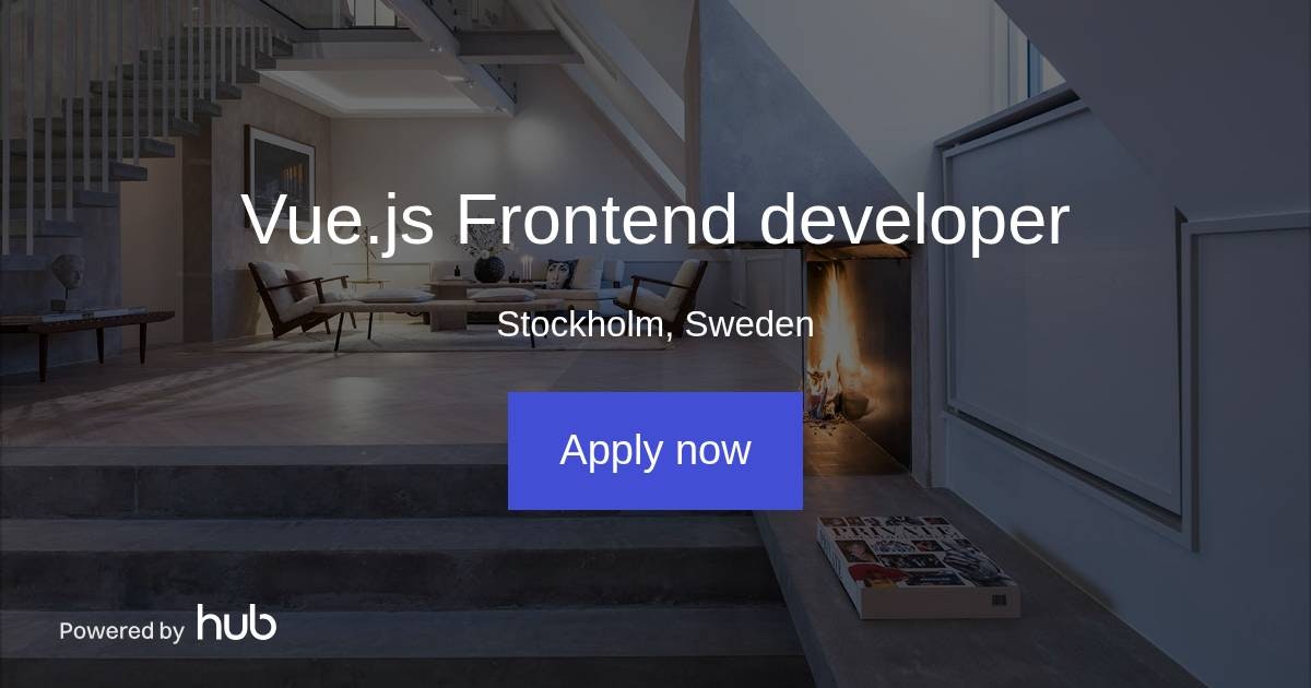 The Hub | Vue.js Frontend developer | Swiperoom
