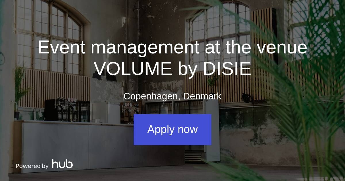 The Hub | Event management at the venue VOLUME by DISIE | DISIE ...