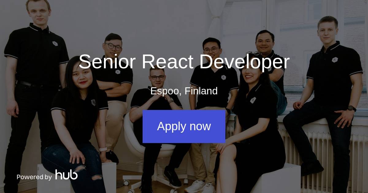 The Hub | Senior React Developer | Reactron Technologies Ltd