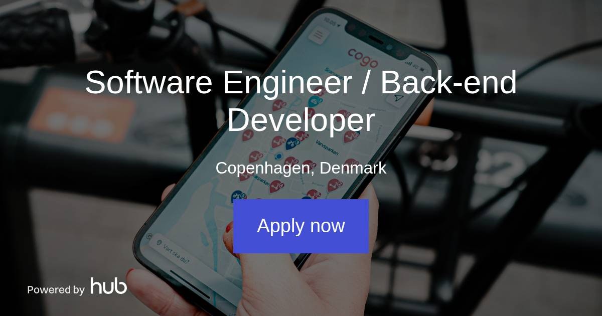 The Hub | Software Engineer / Back-end Developer | Cogo