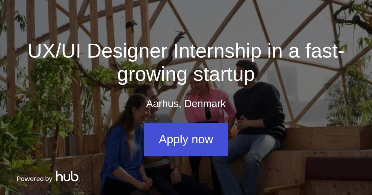 The Hub | UX/UI Designer Internship in a fast-growing startup | ParkShare