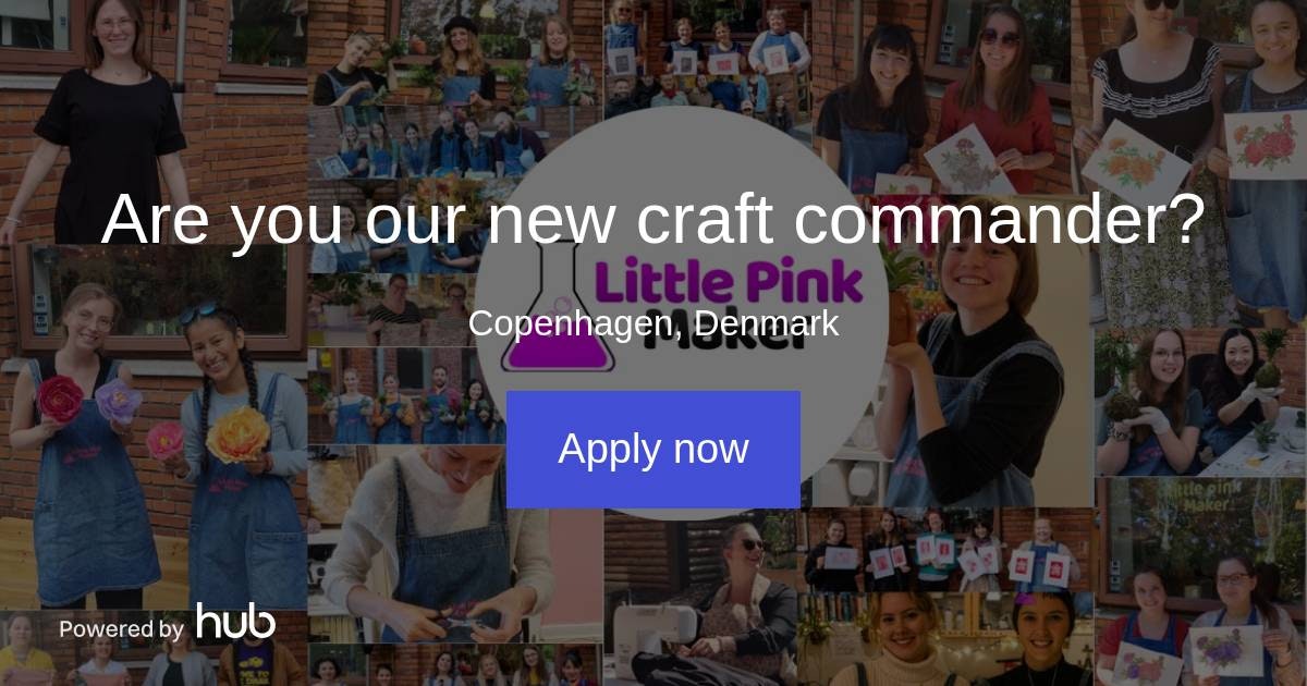 The Hub | Are you our new craft commander? | Little Pink Maker