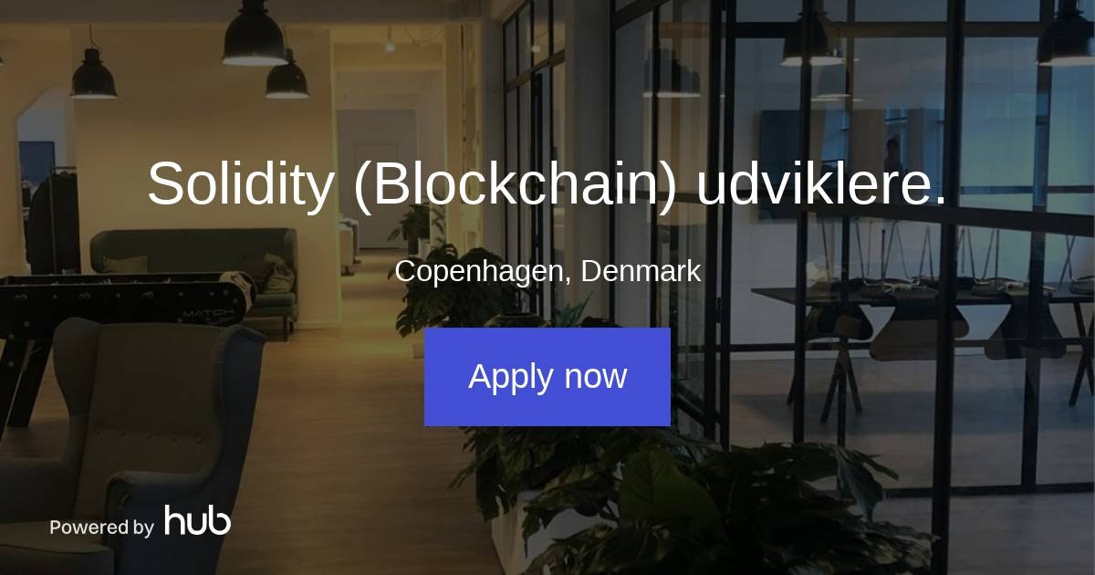 The Hub | Solidity (Blockchain) udviklere. | WeCode A/S
