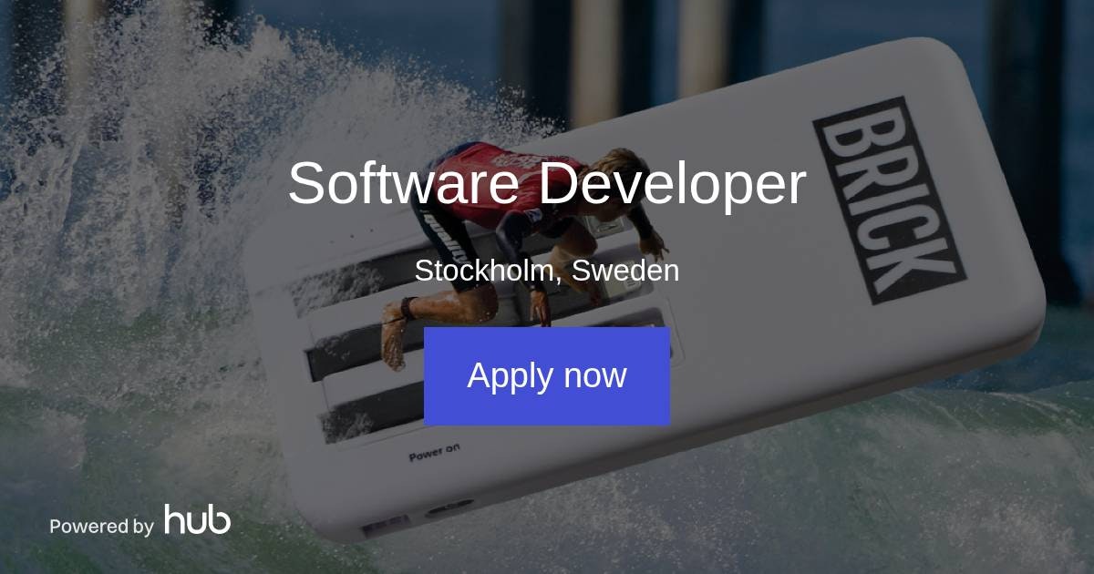 The Hub | Software Developer | Brick Technology | Power bank sharing