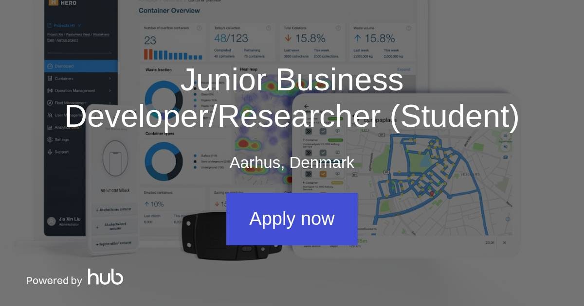 The Hub | Junior Business Developer/Researcher (Student) | WasteHero