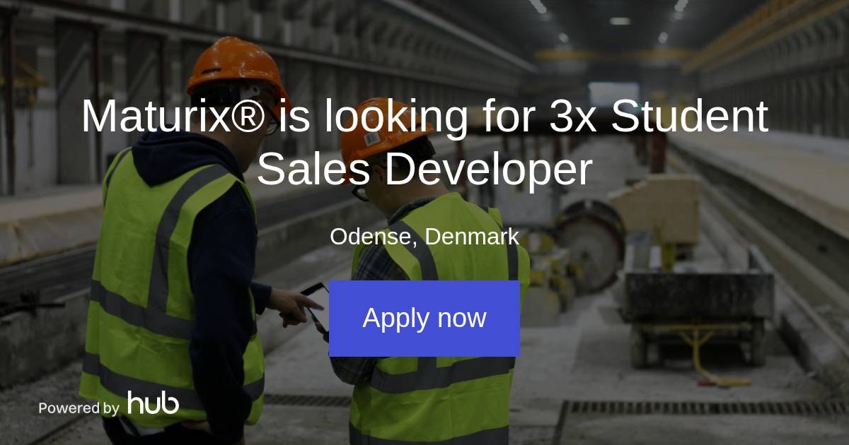 The Hub | Maturix® is looking for 3x Student Sales Developer | Maturix