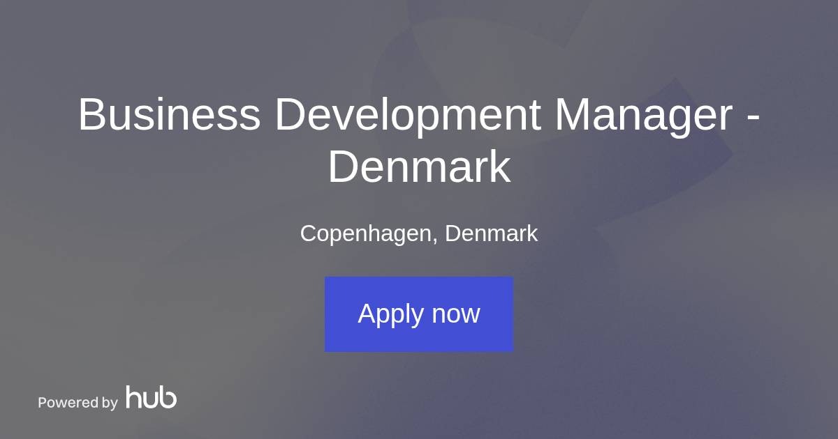The Hub | Business Development Manager - Denmark | Superb