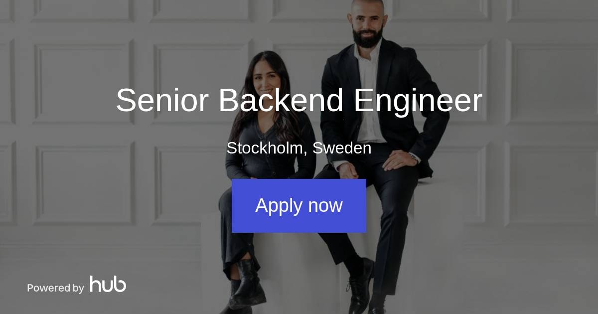 The Hub | Senior Backend Engineer | Combify