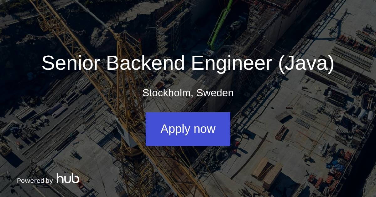 The Hub | Senior Backend Engineer (Java) | Infobric Field