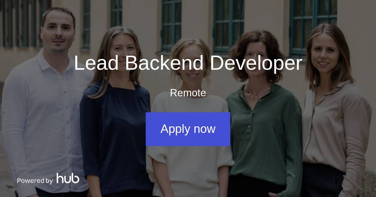 The Hub | Lead Backend Developer | Ally