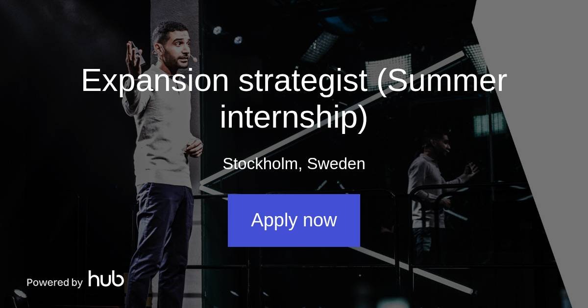 The Hub | Expansion strategist (Summer internship) | Eppow