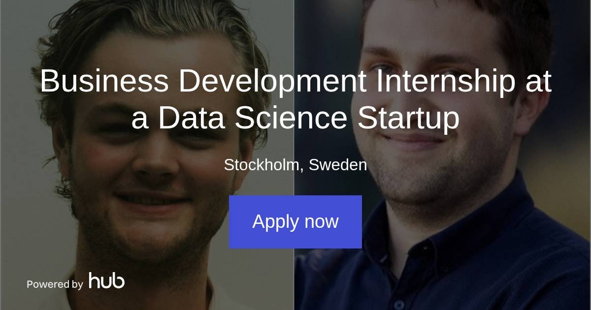 The Hub | Business Development Internship at a Data Science Startup | Forloop.ai