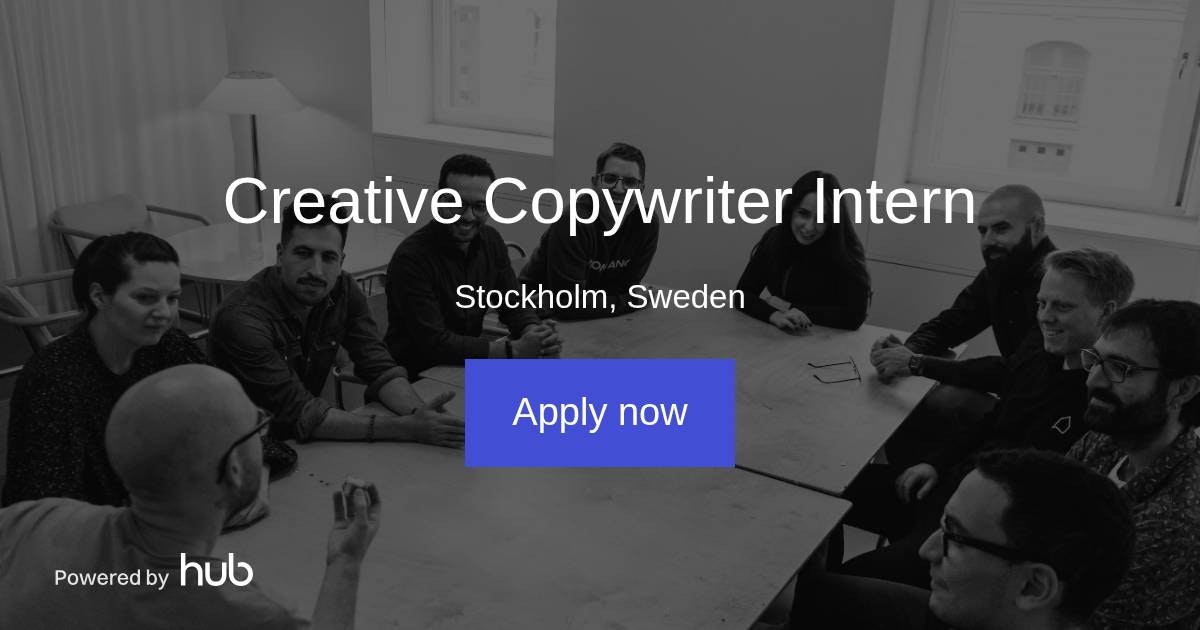 The Hub | Creative Copywriter Intern | Combify