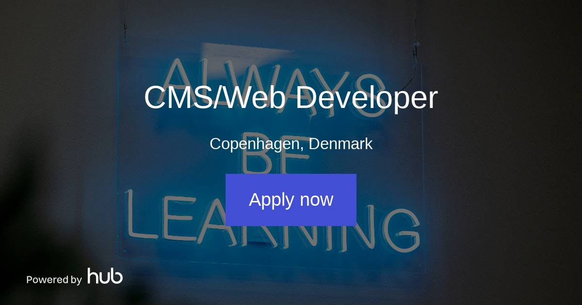 The Hub | CMS/Web Developer | Blueprint Learning