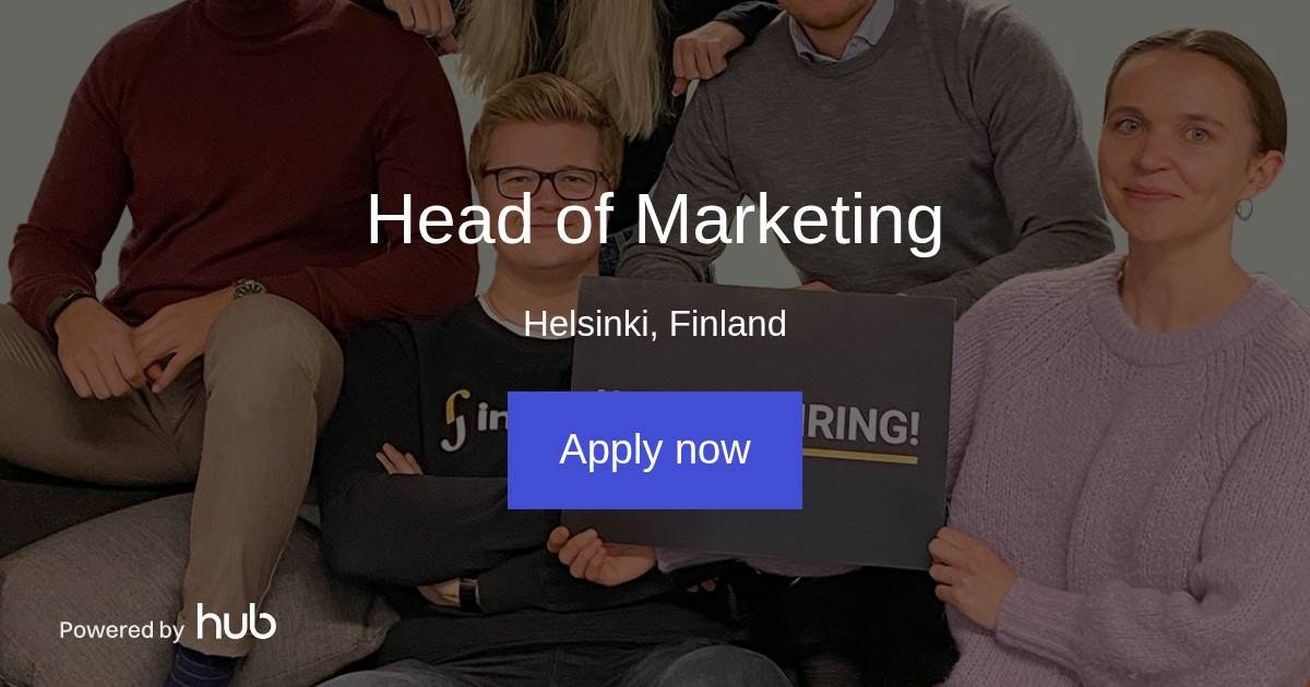 The Hub | Head of Marketing | Integrify