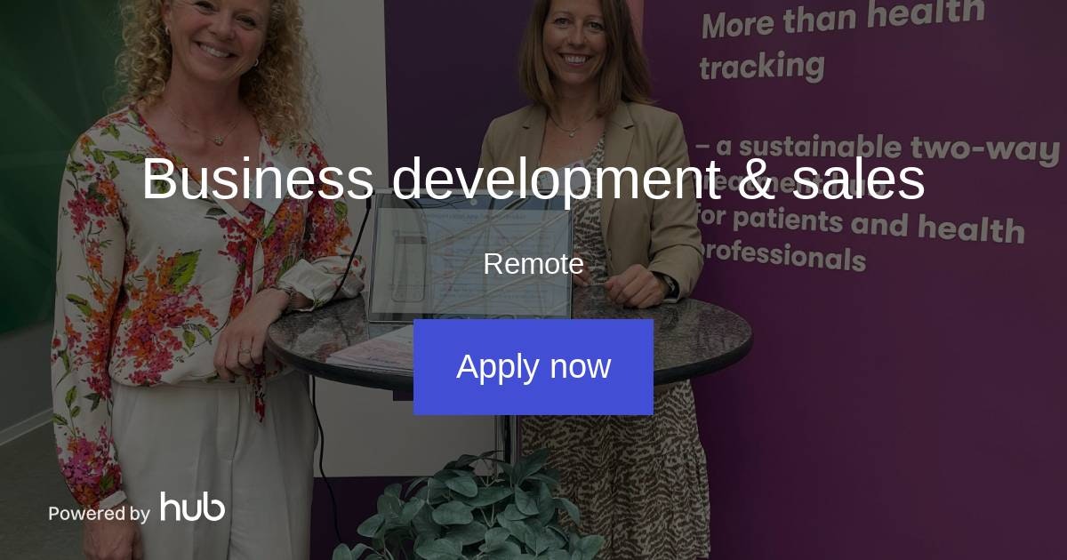 The Hub | Business development & sales | Lifeness AS