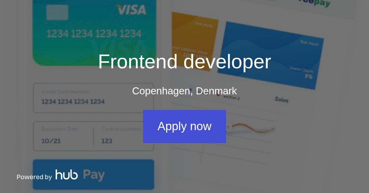 The Hub | Frontend developer | Reepay