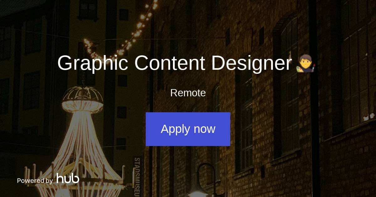 The Hub | Graphic Content Designer 🧑‍🎨 | Edventures