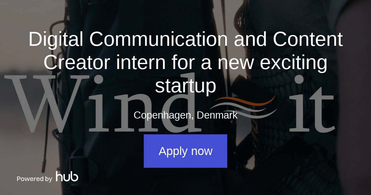 The Hub | Digital Communication and Content Creator intern for a new ...